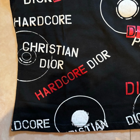 Dior | Tops | Dior Hardcore Position Red White Black T Shirt Size Us 6 ...